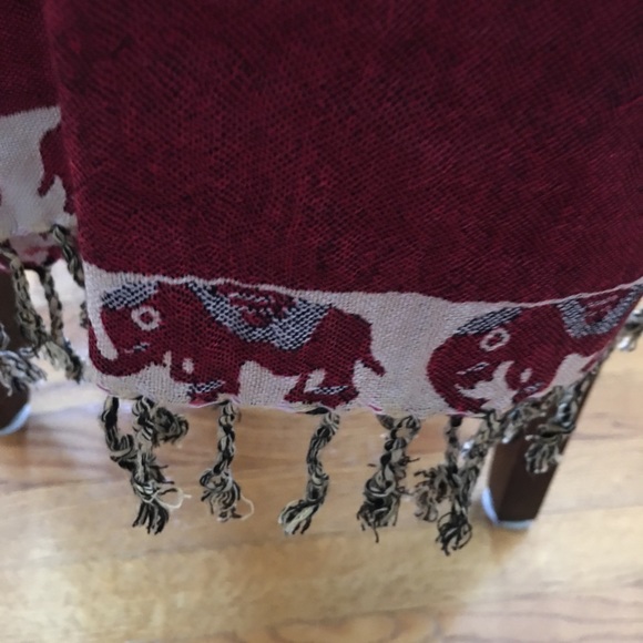 Accessories | Scrafshawl With Elephants | Poshmark